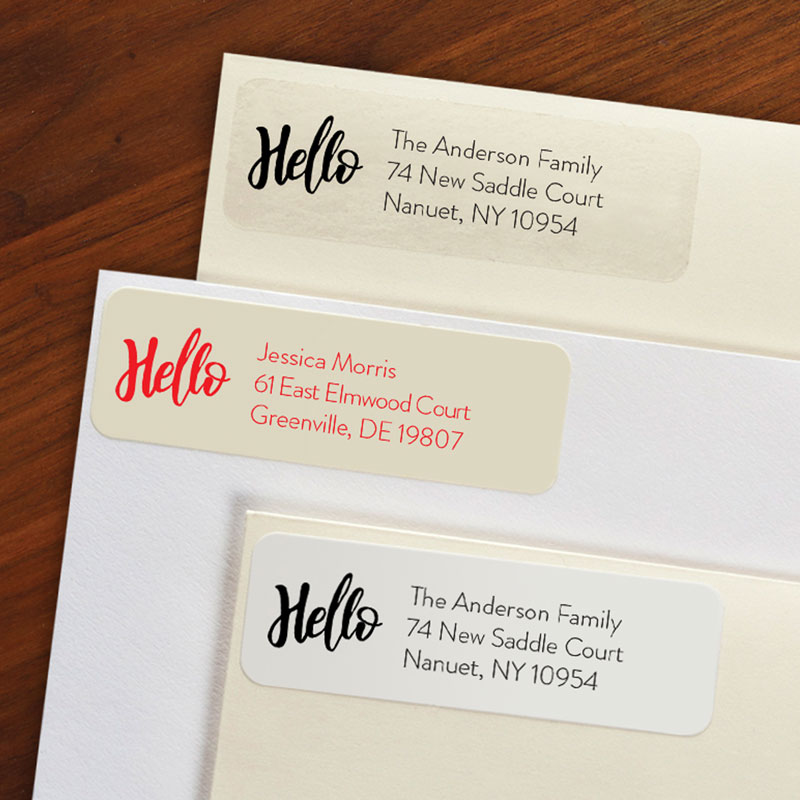 Address Labels by Rytex (Hello): More Than Paper