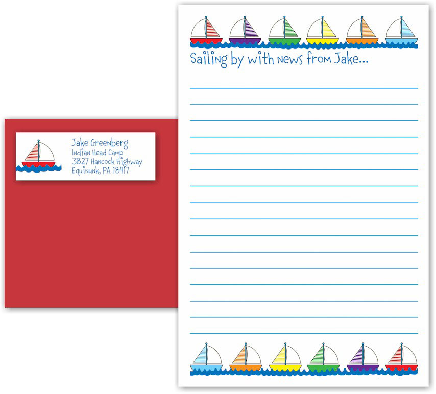 Camp Notepad & Label Sets by Kamp Kids (Sailing By): More Than Paper
