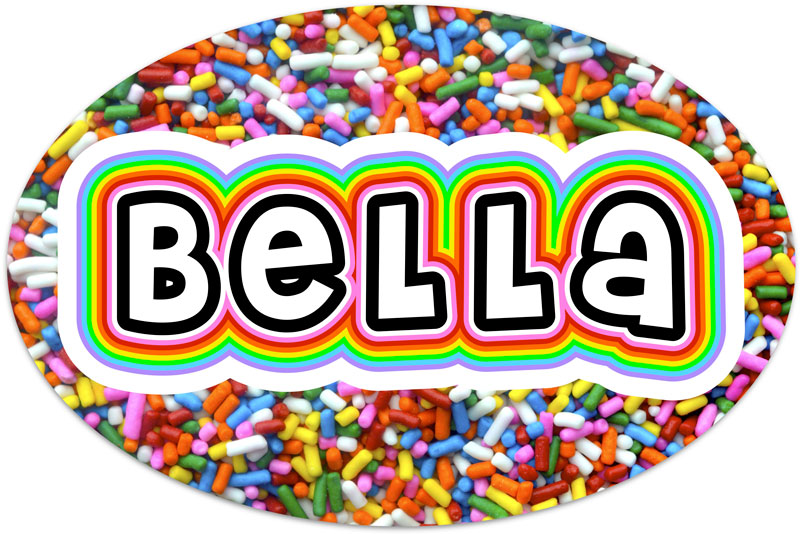 Namedrops - Oval Cling It (Sprinkles): More Than Paper