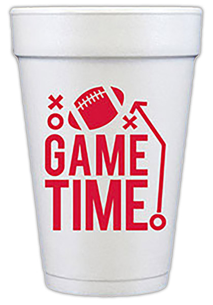 Game Time (Red) Foam Cups: More Than Paper