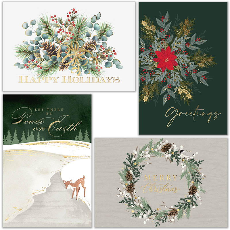 Pre-Printed Boxed Holiday Greeting Cards by Masterpiece Studios ...