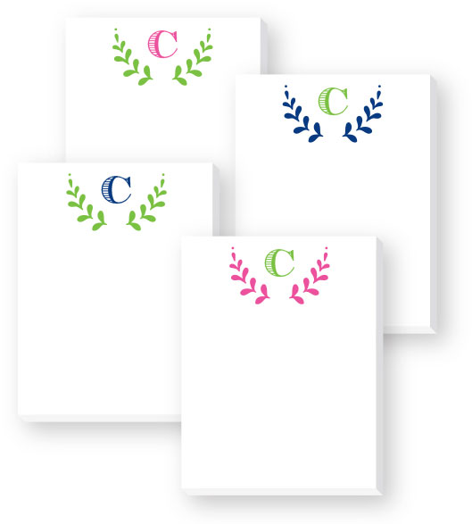 Cute Collection Notepads by Donovan Designs - Laurel Wreath: More Than ...