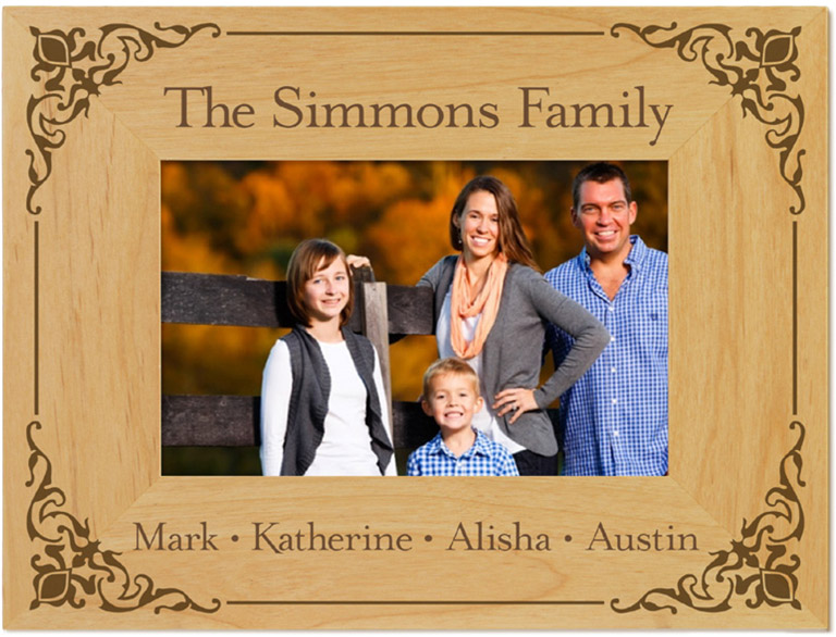 Decorative Engraved Picture Frames by Embossed Graphics: More Than Paper