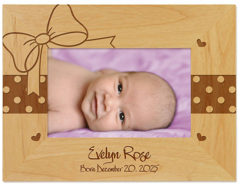 Bella Baby Engraved Picture Frames by Embossed Graphics: More Than Paper