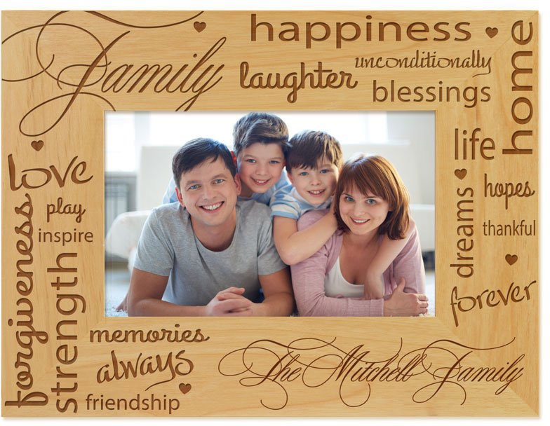 Unconditional Love Engraved Picture Frames by Embossed Graphics: More ...