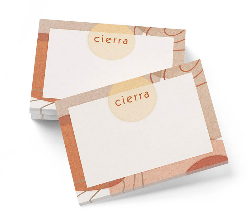 Post-it Note Set by Carlson Craft (Watercolor Dollops): More Than Paper