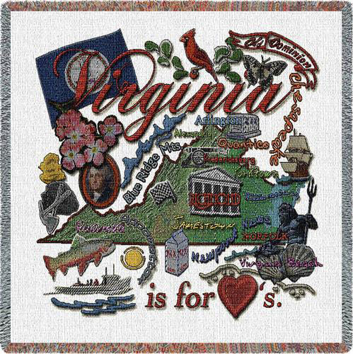 State Square Throws - Virginia: More Than Paper