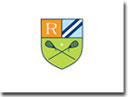 Boatman Geller Stationery - Crest Lacrosse Folded Note: More Than Paper