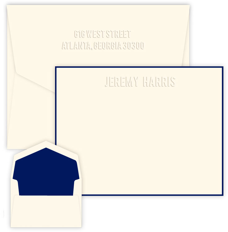 Montreal Embossed Correspondence Cards by Embossed Graphics: More Than ...