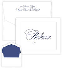 Admiral Note Cards by Embossed Graphics: More Than Paper